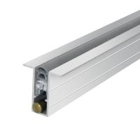 China Sleek Silver Color Concealed Door Bottom Seal Adjust Height for sale