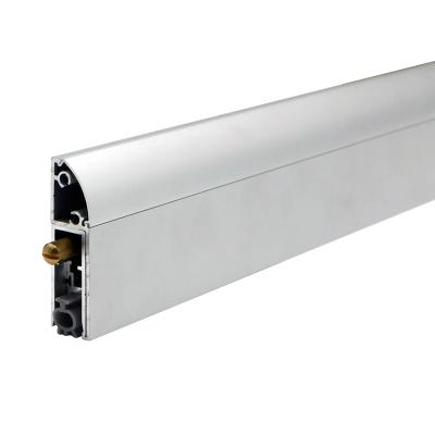 China Aluminum Anodized Automatic Door Bottom Seals 1.5cm Height for sale