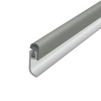 China Aluminum With PVC Rubber Strips Garage Door Bottom Seal Strip - MOQ 1000pcs for sale