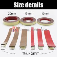 China Graphite Fireproof Door Seal 2mm Thick With Red And Brown Color for sale