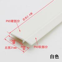 China Co Extruded Wardrobe Door Seal Strip PVC Self Adhesive Weather Seal for sale