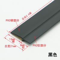 China Co Extruded Wardrobe Door Seal Strip PVC Self Adhesive Weather Seal for sale