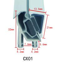 China Sound Insulation Magnetic Weather Stripping For Metal Exterior Doors for sale
