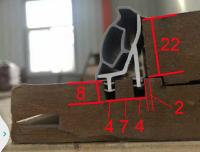 China Sound Insulation Magnetic Weather Stripping For Metal Exterior Doors for sale