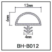 China High Quality Wooden Door Seal Strip Co-Extruded D shape Anti-Collision PVC Rubber Sealing Strips For Wooden Door for sale
