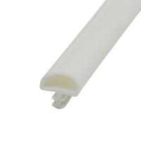 China High Quality Wooden Door Seal Strip Co-Extruded D shape Anti-Collision PVC Rubber Sealing Strips For Wooden Door for sale