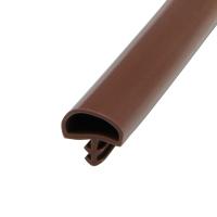 China High Quality Wooden Door Seal Strip Co-Extruded D shape Anti-Collision PVC Rubber Sealing Strips For Wooden Door for sale