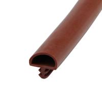 China High Quality Wooden Door Seal Strip Co-Extruded D shape Anti-Collision PVC Rubber Sealing Strips For Wooden Door for sale