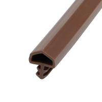 China Slot Type Wooden Door Seal Strip Anti-Collision PVC Rubber Sealing Strips For Wooden Door and Window for sale