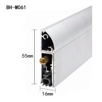China Luxury Screw Fixd Mounted Automatic Door Bottom Seals Aluminium Weather Strips for sale
