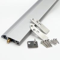 China Luxury Screw Fixd Mounted Automatic Door Bottom Seals Aluminium Weather Strips for sale
