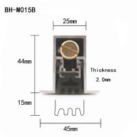 China Heavy Duty Concealed Door Bottom Seal 6063 Aluminium Weatherstrips for sale