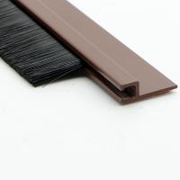 China Self Adhesive Door Bottom Seal Strip Flexible Brush Type Door Sweep for sale