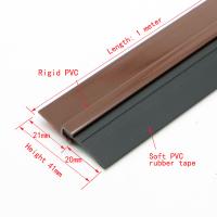 China Antistatic Door Bottom Seal Strip Self Stick Door Sweep with PVC Rubber Tape for sale