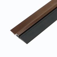 China Screw Fixed Aluminium Rubber Strip For Bottom Of Door 1000mm Length for sale