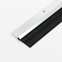 China Screw Fixed 43mm Height Door Bottom Seal Strip With PVC Rubber for sale