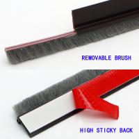 China Door Bottom Seal Strip PVC With Woolpile for sale