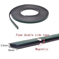 China Dustproof Wardrobe Door Seal Strip Self Adhesive Magnetic Material for sale