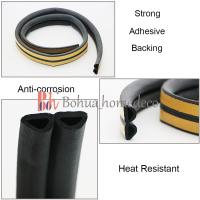 China Self Adhesive EPDM Rubber Seals D Shaped For Warehouse Door 12*10mm for sale