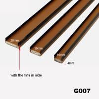 China Brown PVC Fire Proof Fire Resistant Seals With Sodium Silicate Fillings 4mm X 15mm for sale