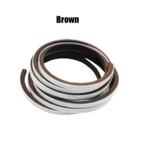China Polypropylene Self Adhesive Weather Stripping Door Brush Draught Excluder 9x9mm for sale