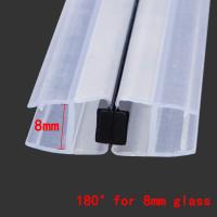 China Good resilience Shower Door Magnetic Strip PVC Waterproof Seals For 8mm Glass for sale