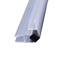 China 10mm 90° Bathroom Shower Door Seal Strip PVC Magnetic Door Weatherstrip for sale