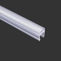 China D Shape Shower Door Seal Strip Anti Collision For 8mm Glass for sale