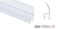 China Frameless Sliding Shower Door Vertical Seal Strip PVC Water Retaining Fittings for sale