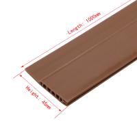 China Brown Silicone Weather Stripping Self Adhesive Silicone Seal Strip For Windows for sale