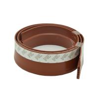 China Brown Silicone Weather Stripping Self Adhesive Silicone Seal Strip For Windows for sale