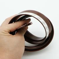 China Brown Silicone Weather Stripping Acoustic Rubber Door Bottom Seal Strips 1000mm for sale
