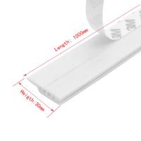 China 30mm Silicone Weather Stripping Door Seal Strip Draught Excluder for sale