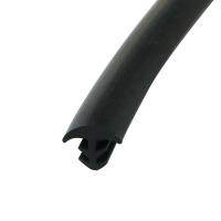 China Slot Type Pvc Door Seal Strip Solid Arc Shaped 8*2mm Multicolor Supported for sale