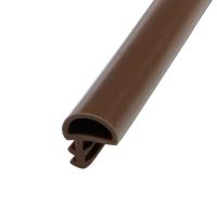 China D Shape Pvc Seal Strip Door Weather Stipping Side Groove Type 9x5mm for sale