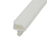 China Modified PVC Sealing Commercial Door Weather Stripping With Line 10*5mm for sale