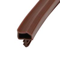 China Modified PVC Sealing Commercial Door Weather Stripping With Line 10*5mm for sale