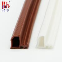 China Irregular Shaped Wooden Door Seal Strip PVC Rubber Weather Stipping for sale