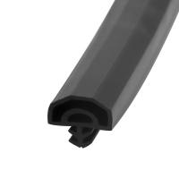 China Middle Groove Type TPE Rubber Seal Strip Weatherstipping Double Hole Shape 10*5mm for sale