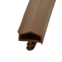 China Roof Shaped Wooden Door Seal Strip Thermoplastic Elastomer Seals With Fin 12x6mm for sale
