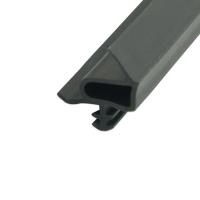 China Flexible Wooden Door Weather Stripping Thermoplastic Elastomer Seals Double Fin for sale