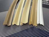 China Soft Rubber PVC Weather Stripping For Wooden Skirting Board 7*4mm for sale