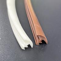 China Solid T Shape Wooden Door Seal Strip Pvc Weather Strip Easy Installation for sale