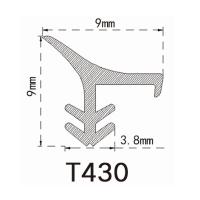 China TPE PVC Weather Stripping For Wooden Wine Cabinet Bookcase Cupboard Door for sale