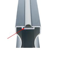 China Anti Collision Wardrobe Door Seal Strip PVC Damping Strips Color Customized for sale
