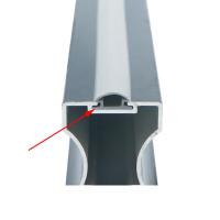 China Shock Absorption Wardrobe Door Seal Strip Pvc Rubber Strip 14*6mm for sale