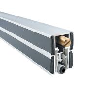 China Multifunctional Automatic Door Bottom Sweep With Fully U Shape Silicone Strips for sale