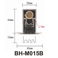 China CE Concealed Aluminium Automatic Door Bottom Seals With EPDM Rubber Raven Rp70 for sale