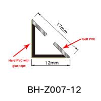 China OEM Triangle Fire Resistant Seals 2400mm Length With Anti Smoke for sale