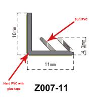 China Self Adhesive Fire Resistant Seals Co extruded PVC for Wooden door for sale